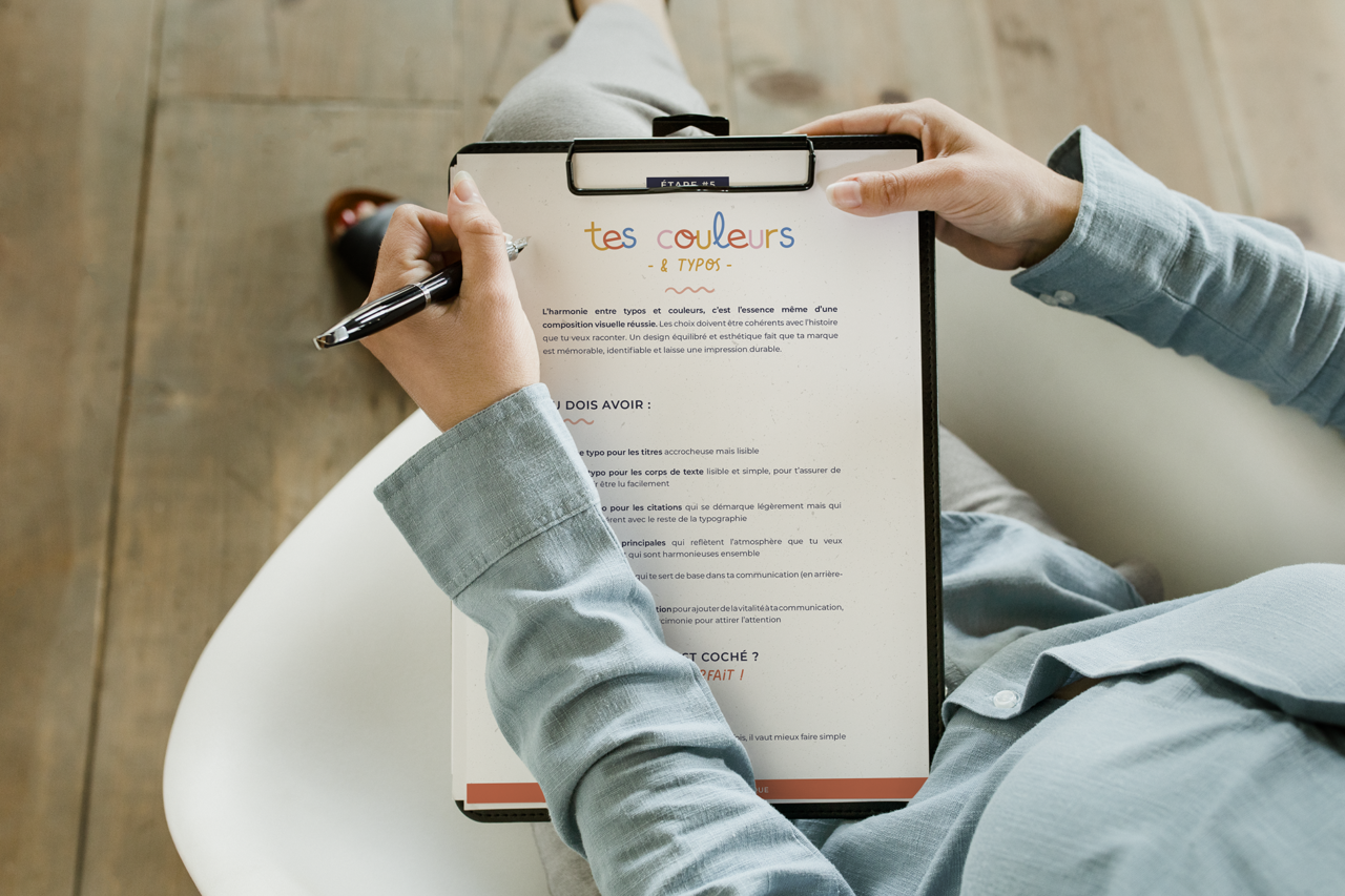 Checklist de l'identité visuelle - Studio La Fabrique